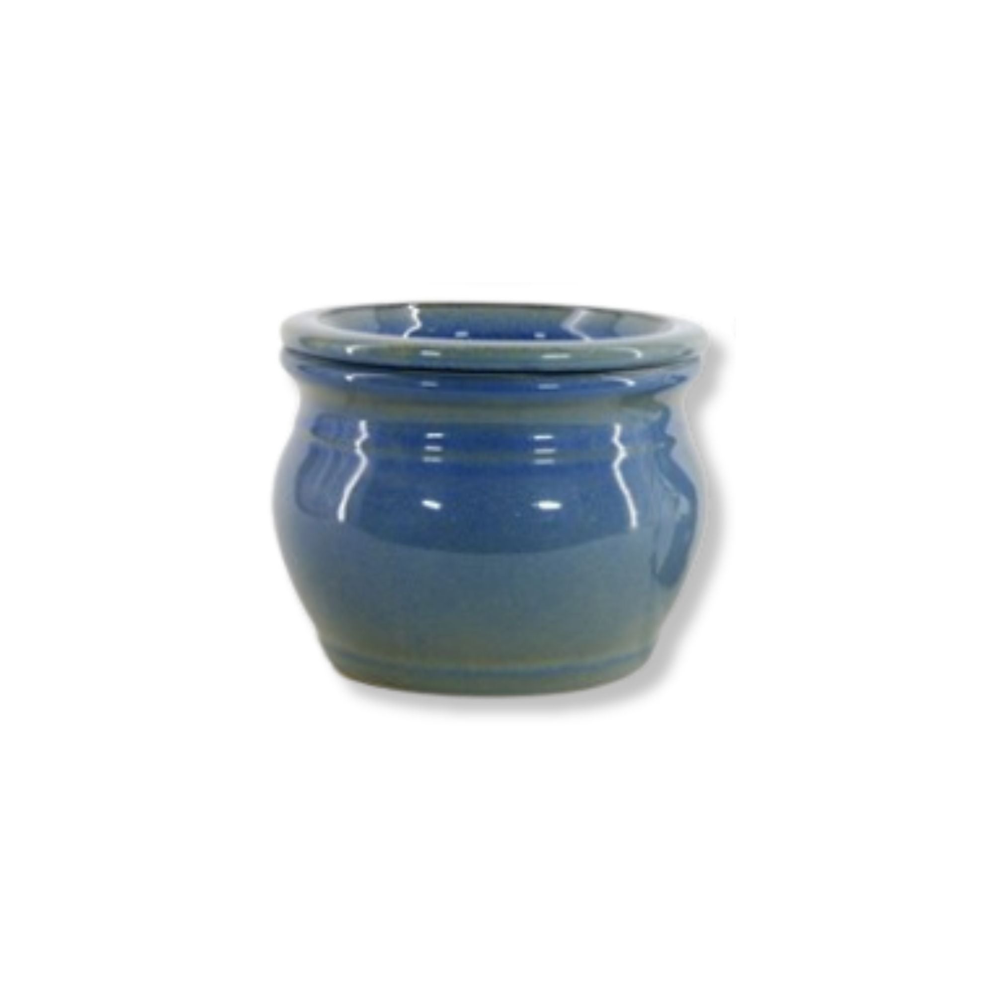 Michael Carr Self Watering Round Ocean Blue Pot 6” | Indian Creek ...