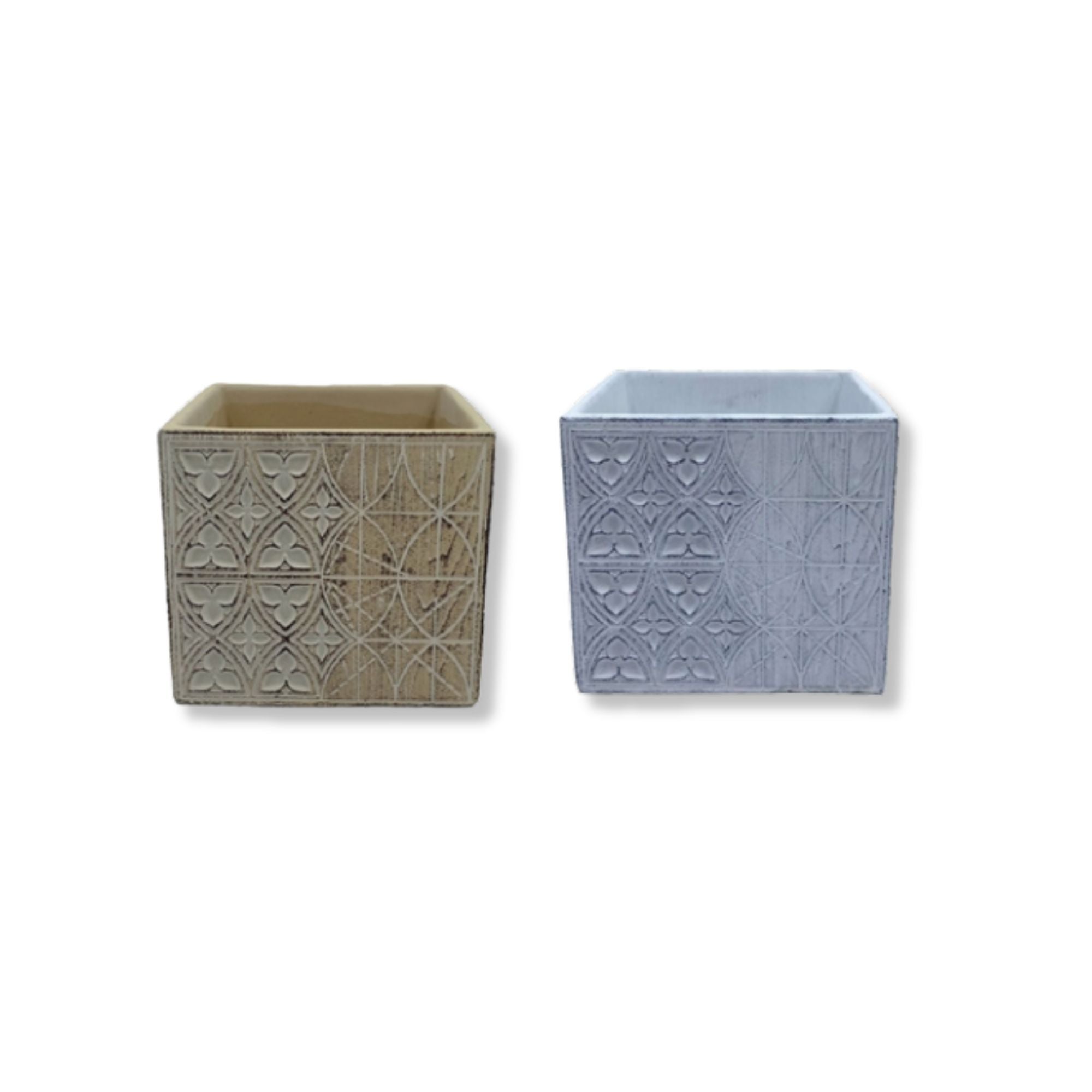 Fawn Square 5.5" Planter Assorted Colors | Indian Creek Nursery and Garden Center