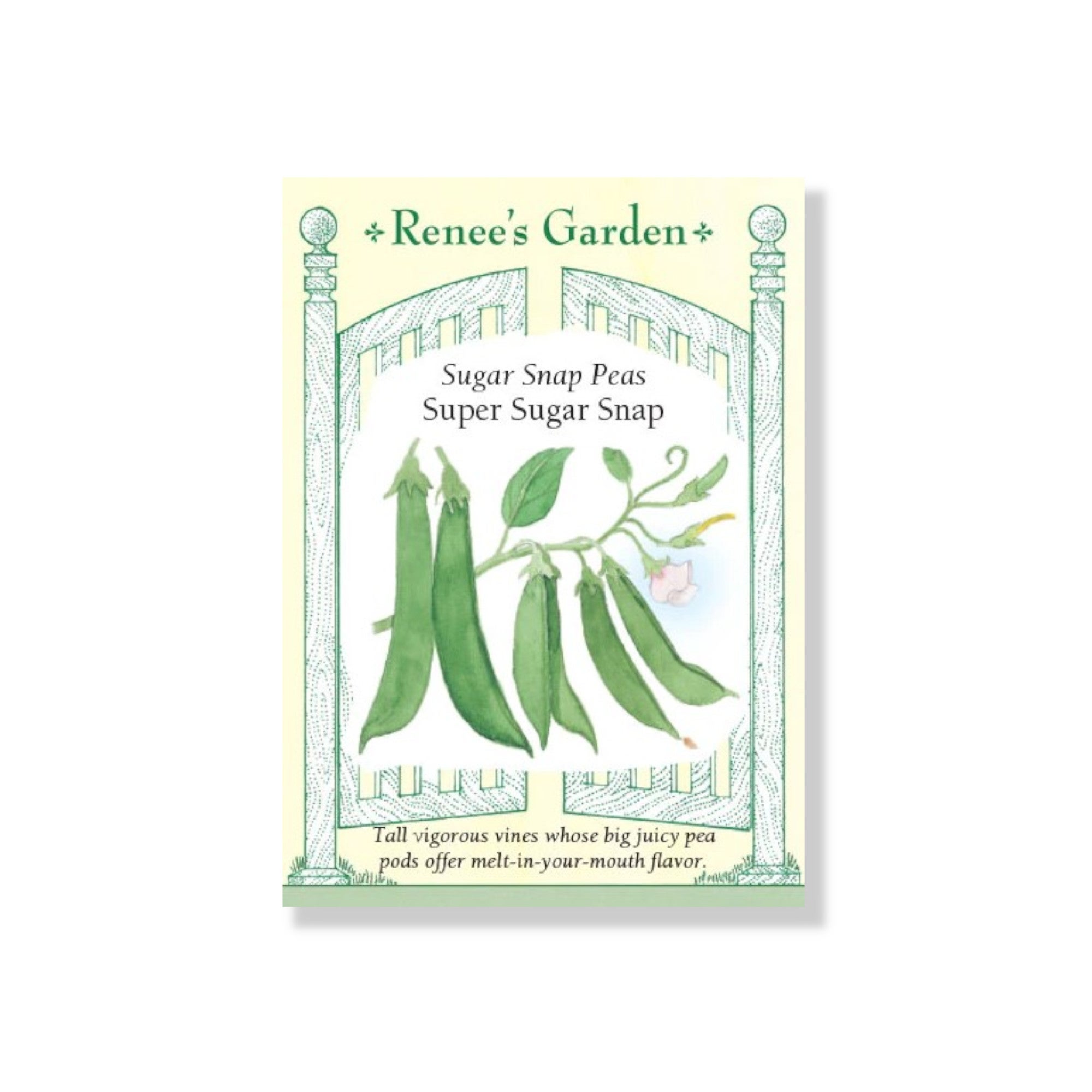 Pea Sugar Snap Super Sugar Snap Seeds 18g (Renee's Garden) | Indian ...