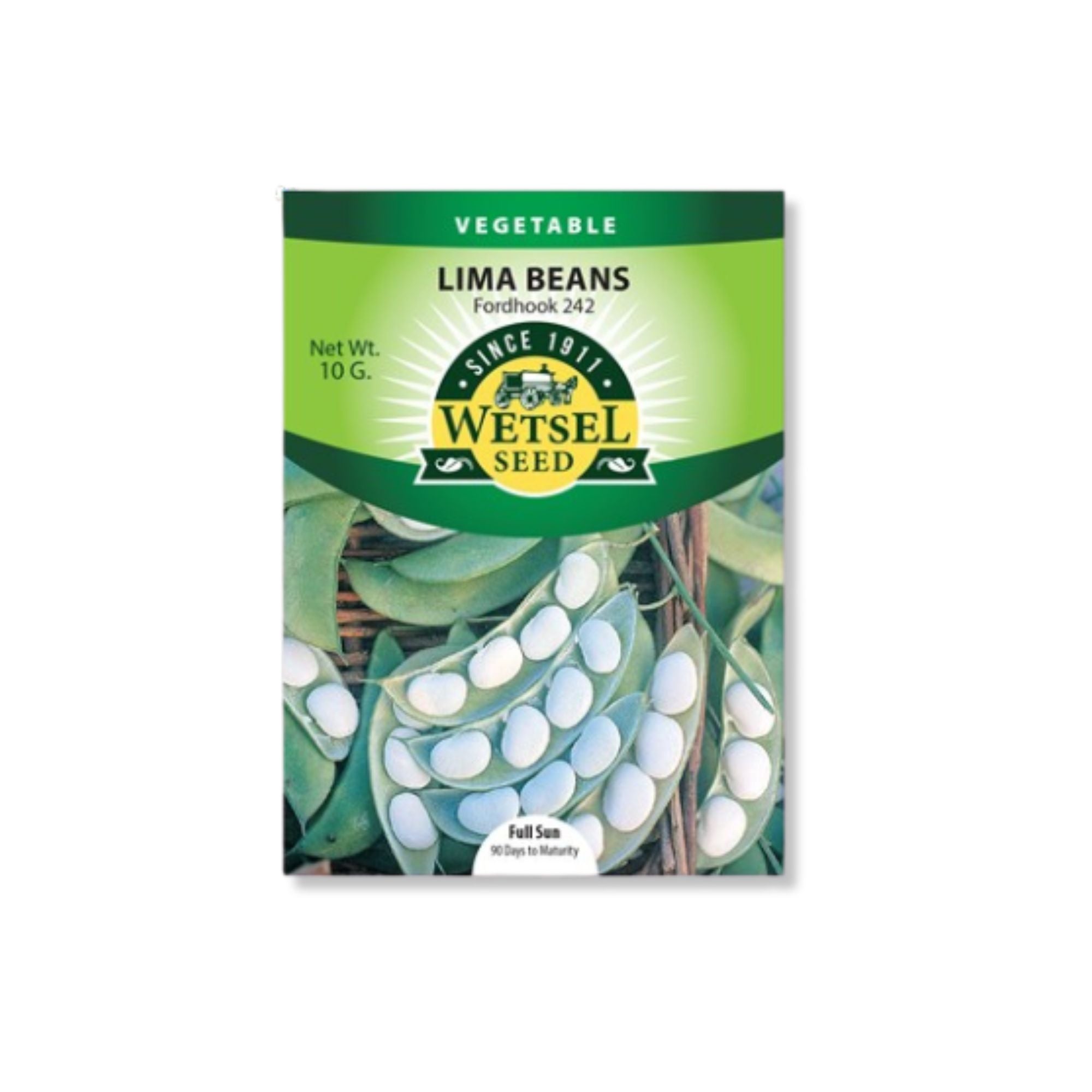 Bean Lima Fordhook 242 Seeds 10g (Wetsel) | Indian Creek Nursery and ...