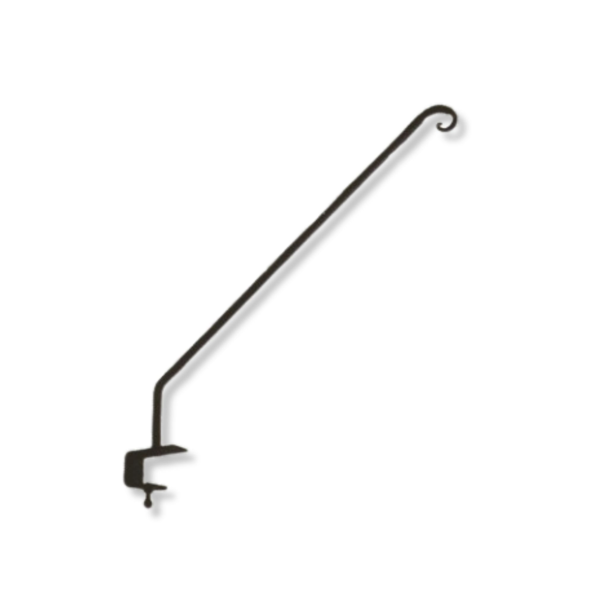 Hookery Angled Deck Rail Hook with Clamp 30” | Indian Creek Nursery and ...
