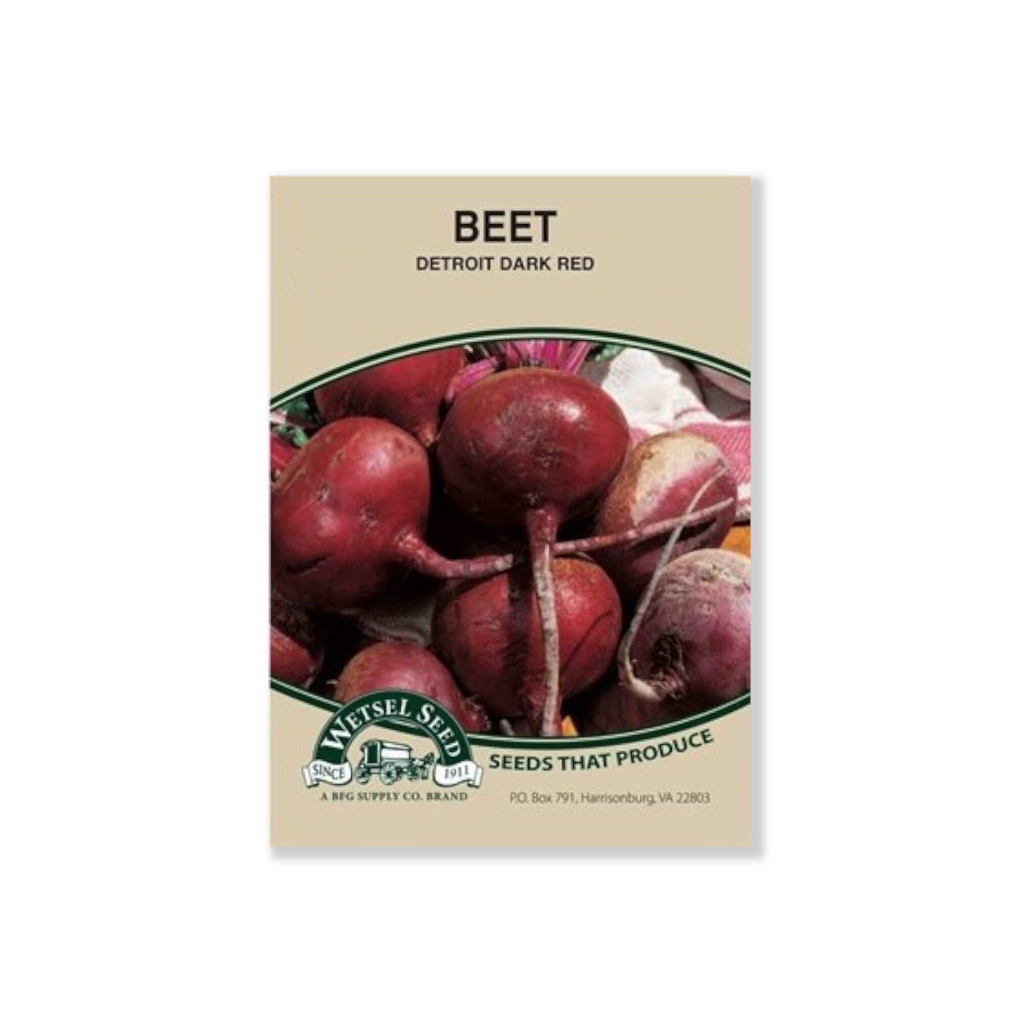Beet Detroit Dark Red Seeds 1/2oz (Wetsel) | Indian Creek Nursery and ...